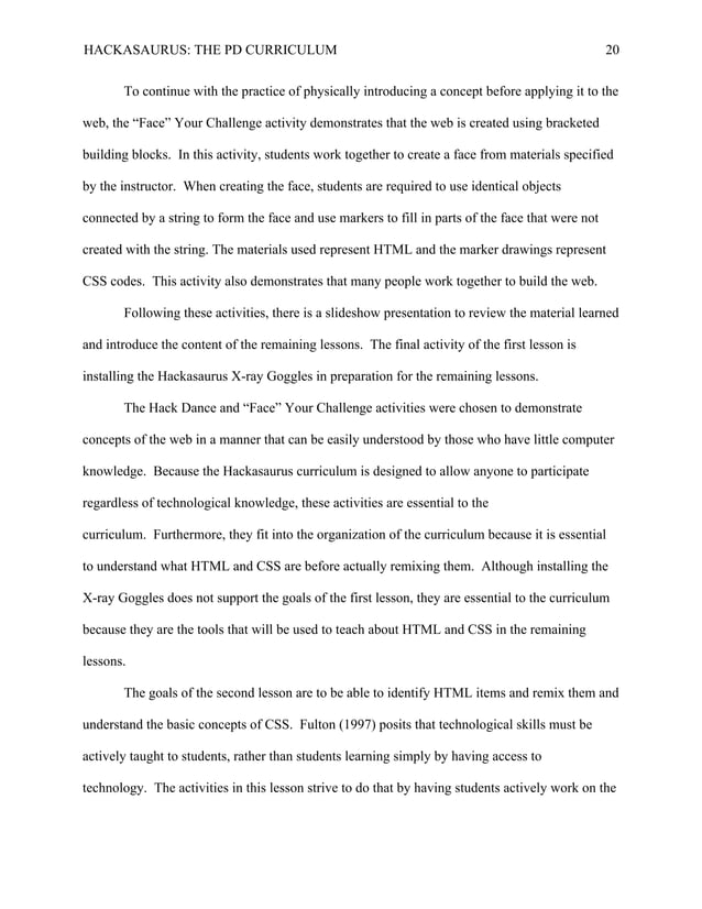 Hackasaurus Professional Development Curriculum | PDF | Web Development | Internet