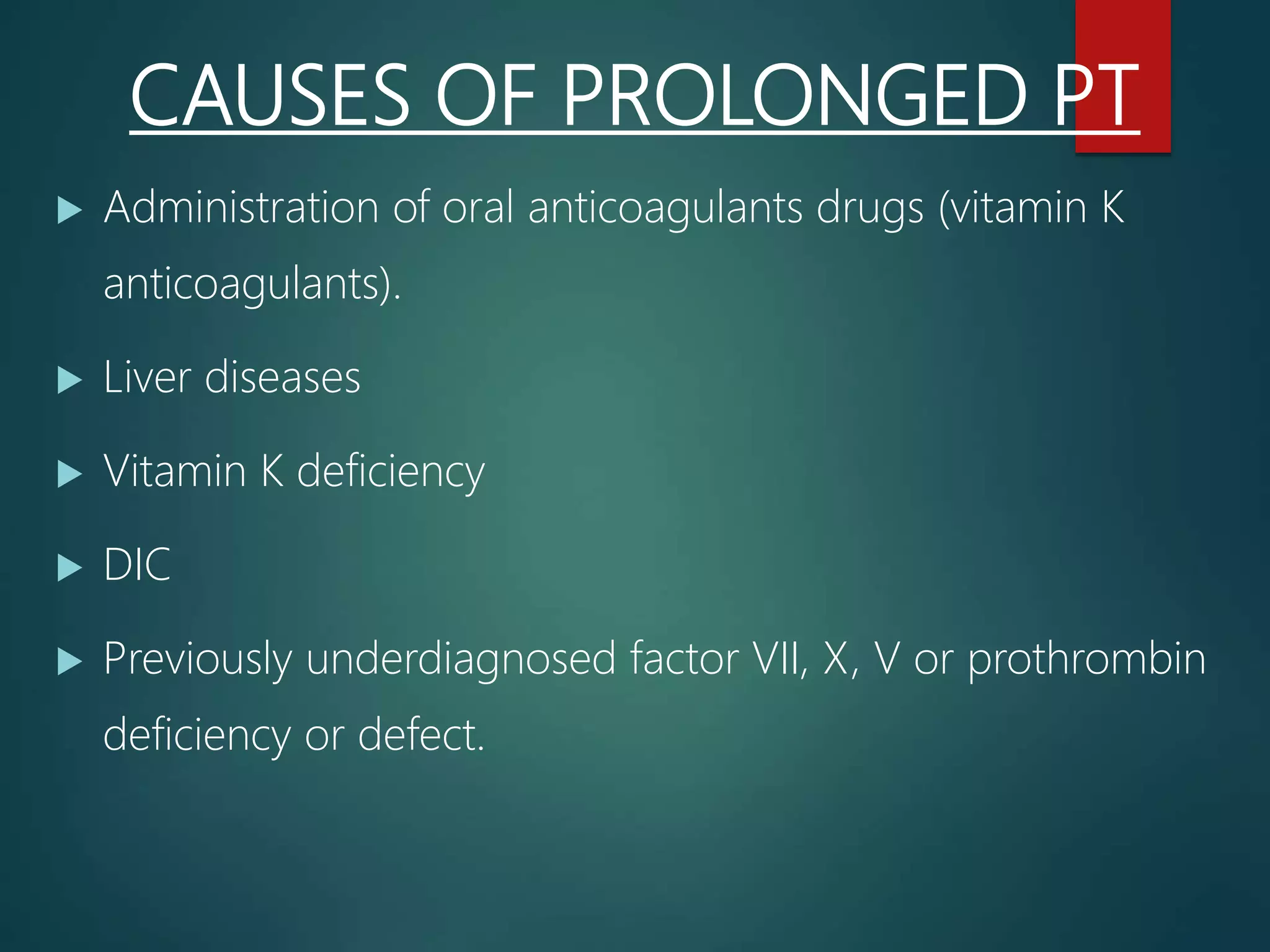 Laboratory investigations in coagulation disorders | PPTX