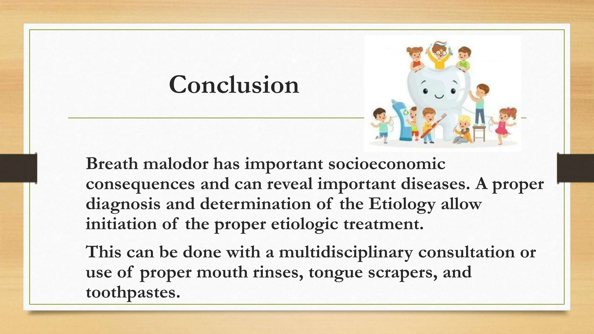 HALITOSIS_ diagnosis and management of halitosis | PPTX