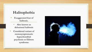 HALITOSIS_ diagnosis and management of halitosis | PPTX