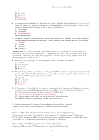Final handout, pharmacology of drugs used for calcium disorders .docx