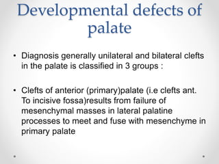 hard and soft palate | PPTX
