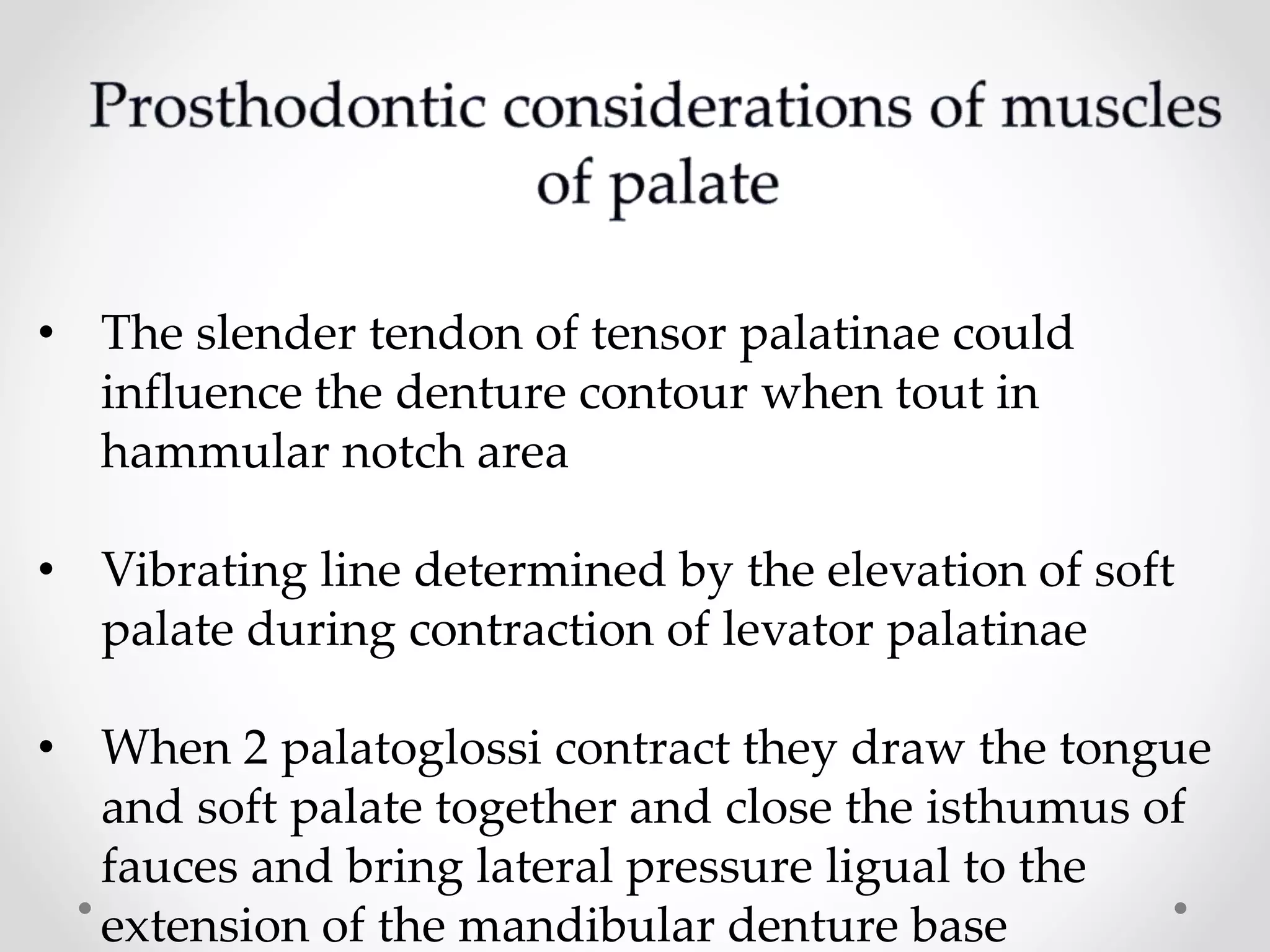 hard and soft palate in prosthodontics | PPTX