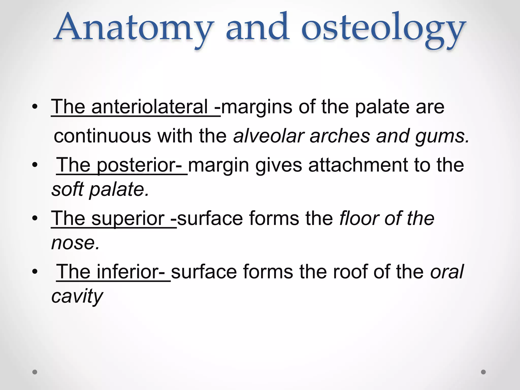 hard and soft palate in prosthodontics | PPTX
