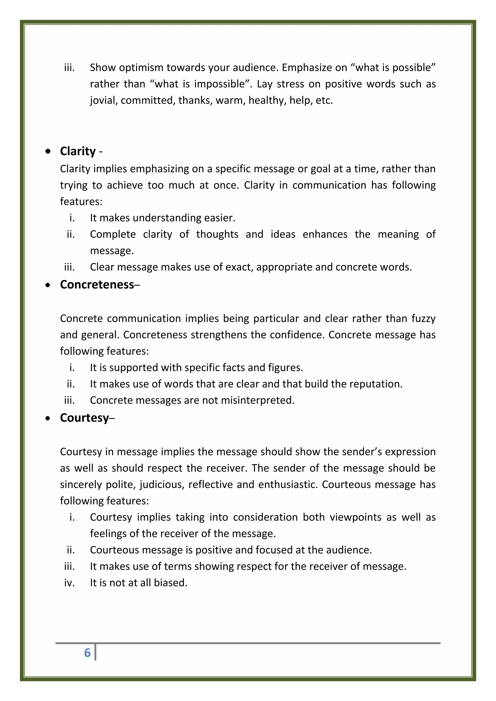 effective communication skills | DOCX
