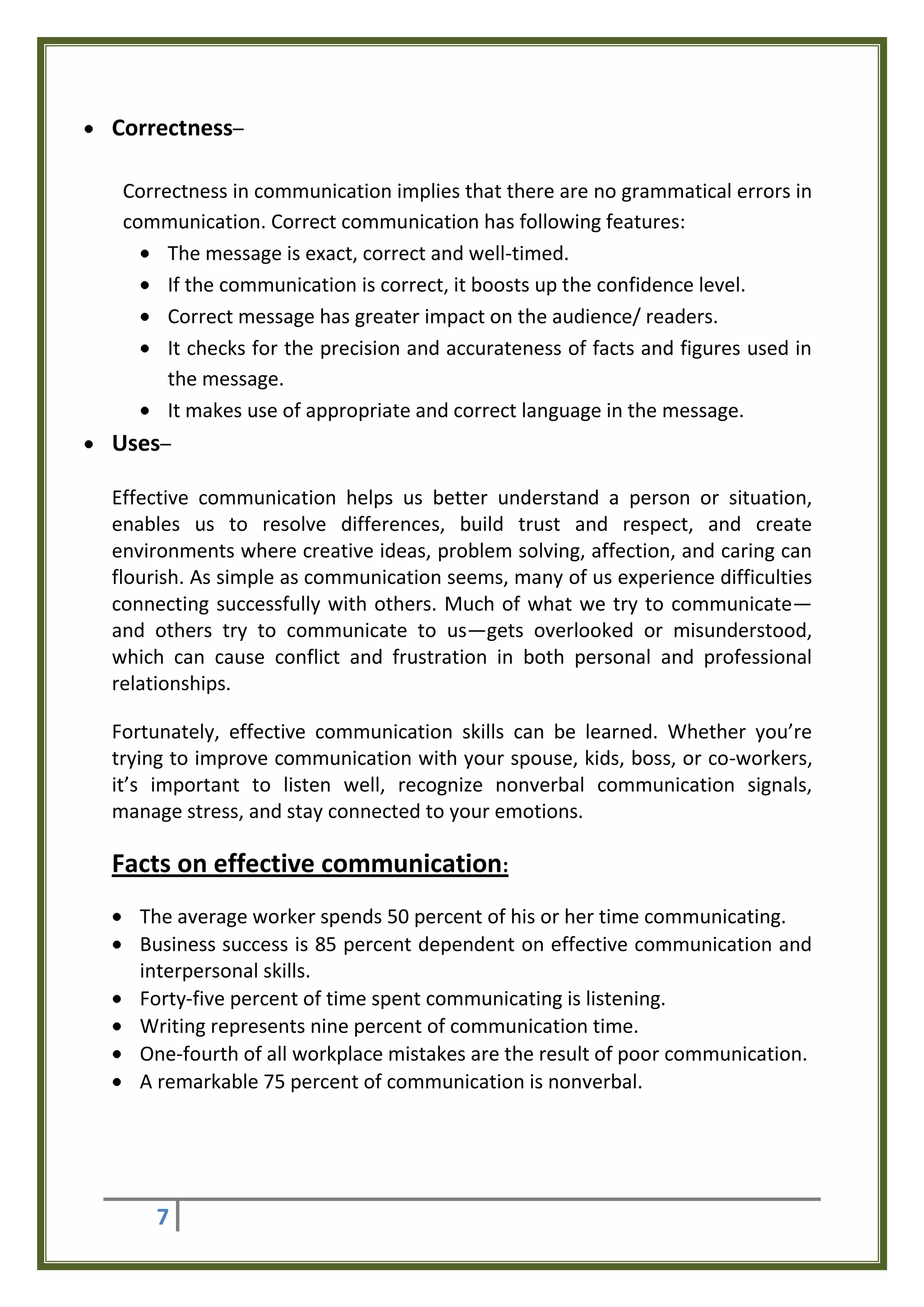 effective communication skills | DOCX | Internet for Beginners | Internet