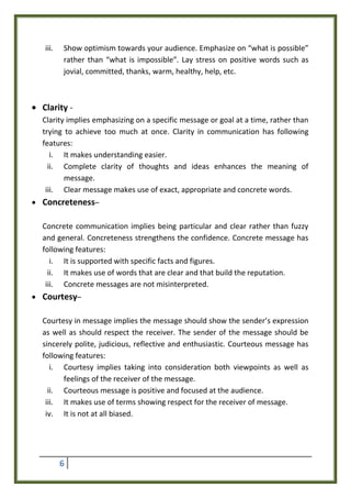 effective communication skills | DOCX