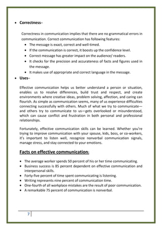 effective communication skills | DOCX