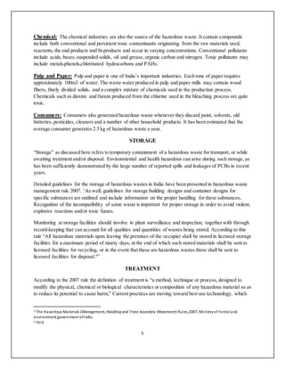 hazardous waste Management | DOCX