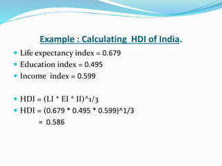 HDI(Human Development Index) | PPTX