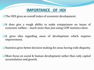 HDI(Human Development Index) | PPTX