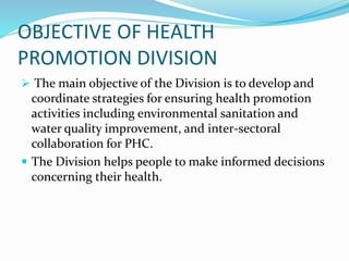 Final Health Promotion by Dr. Hussein | PPTX