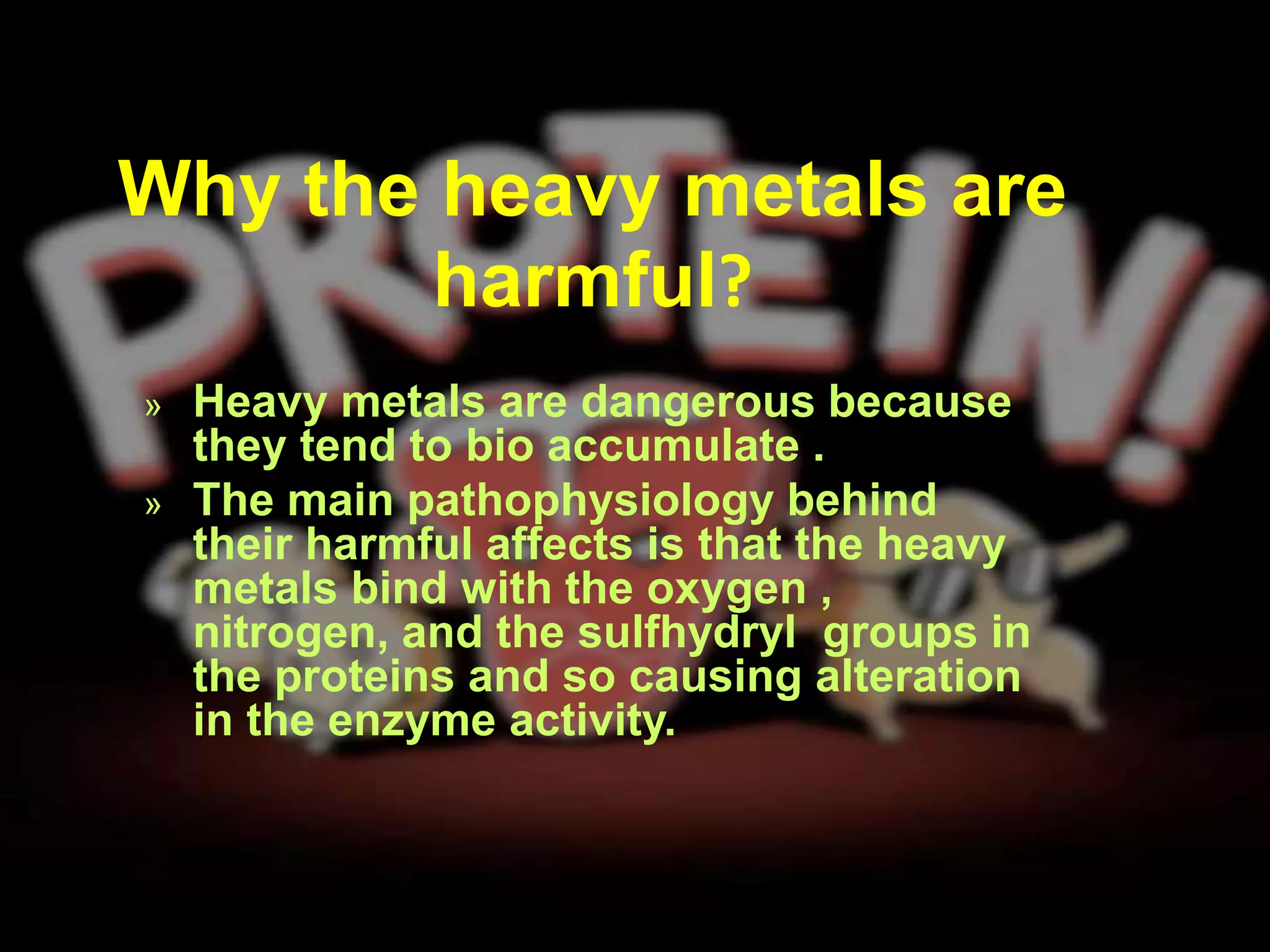 Heavy metal poisoning | PPTX