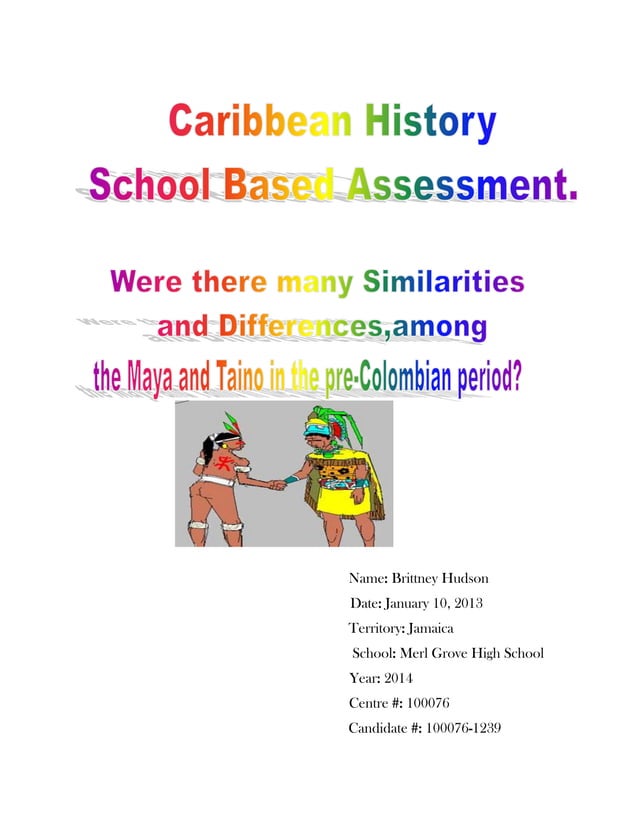 History SBA | DOCX | Religion & Spirituality