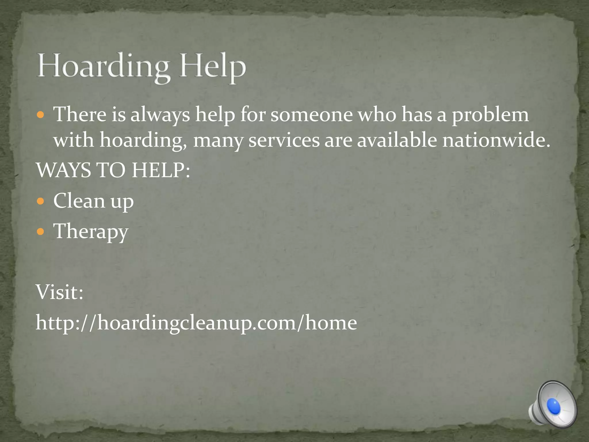 Final hoarding presentation | PPT | Free Download