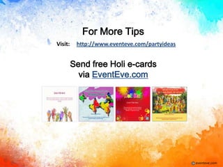 Holi - Festivals of colors | PPTX