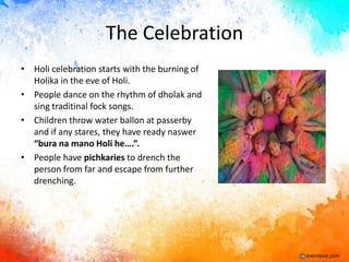 Holi - Festivals of colors | PPTX