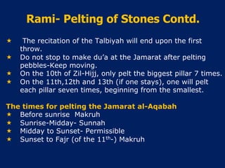 Step by Step Guide to Holy Hajj /Haj | PDF