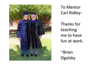 NCFR Honoring Mentors Slideshow | PPT