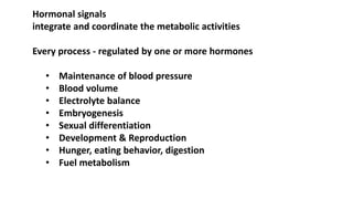 Final Hormones and their role in human body | PPT