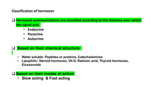Final Hormones and their role in human body | PPT