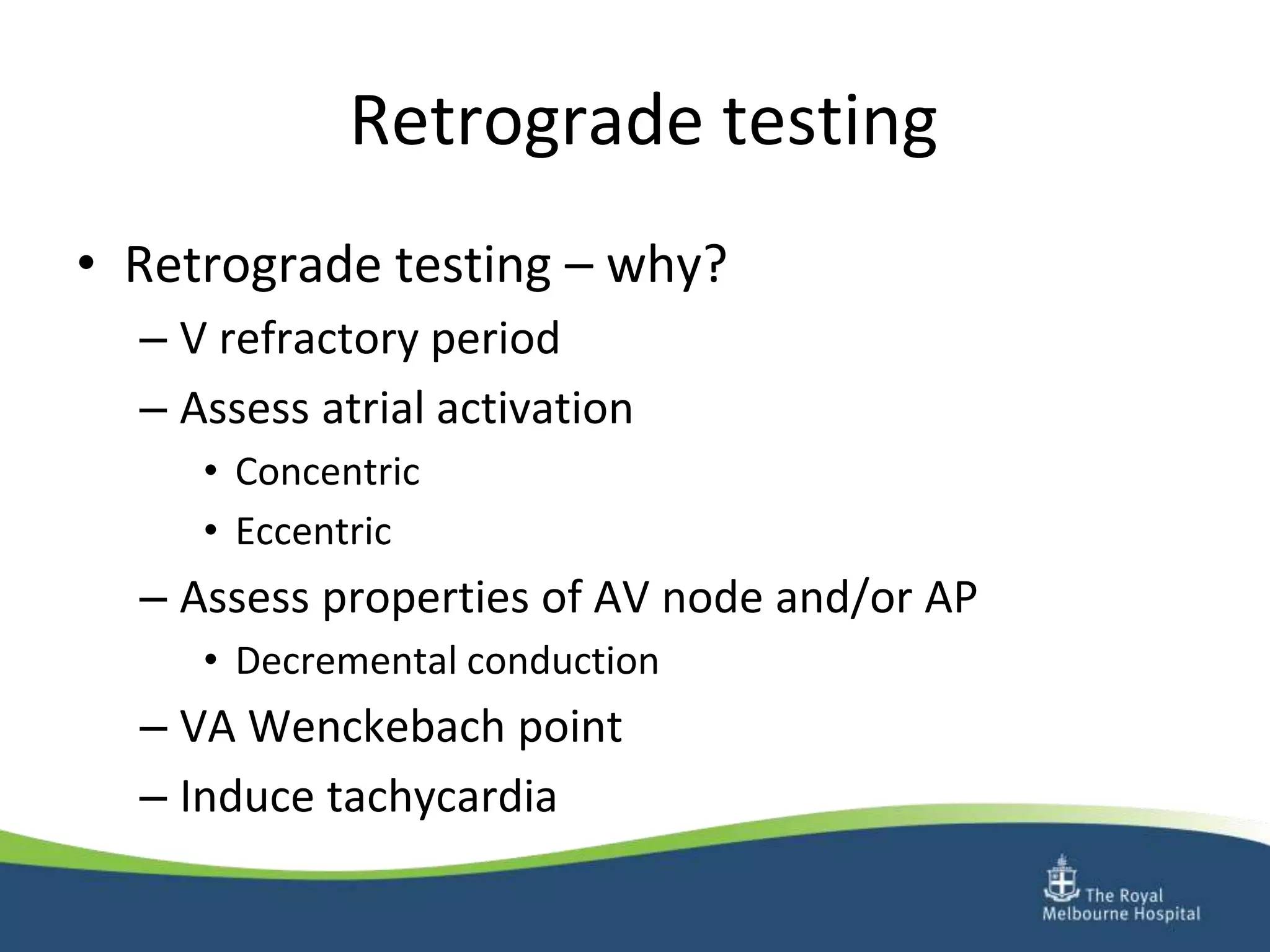 How to perform an ep study and diagnostic pacing during sinus rhythm | PPTX