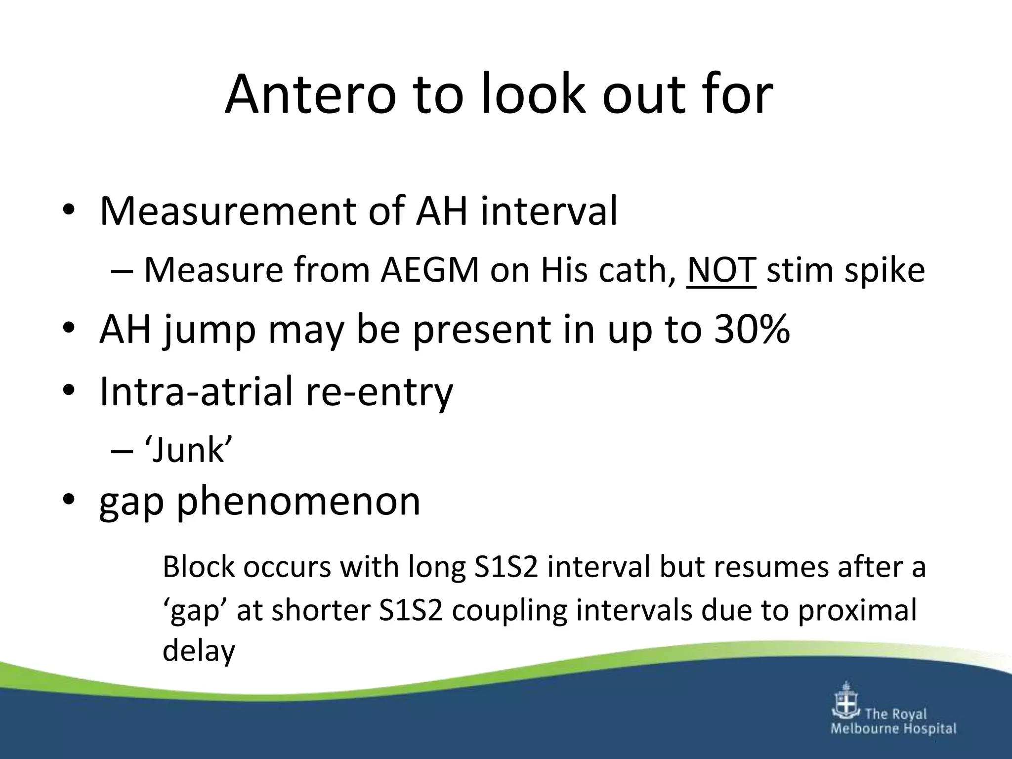 How to perform an ep study and diagnostic pacing during sinus rhythm | PPTX