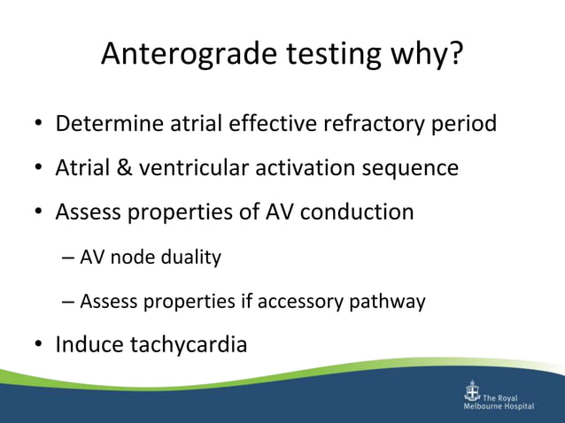 How to perform an ep study and diagnostic pacing during sinus rhythm | PPTX