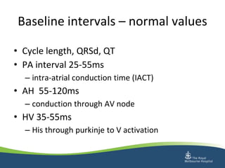 How to perform an ep study and diagnostic pacing during sinus rhythm | PPTX