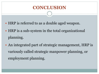 Humar Resource Planning | PPT