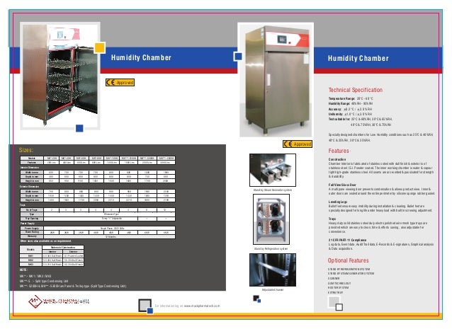 Final humidity chamber