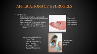 hydro gels compositions and applications | PPTX