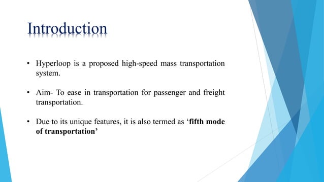Hyperloop presentation.pptx | Rail Travel | Travel Type