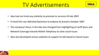 Integrated Marketing Communication Plan for Idea Cellular | PPT