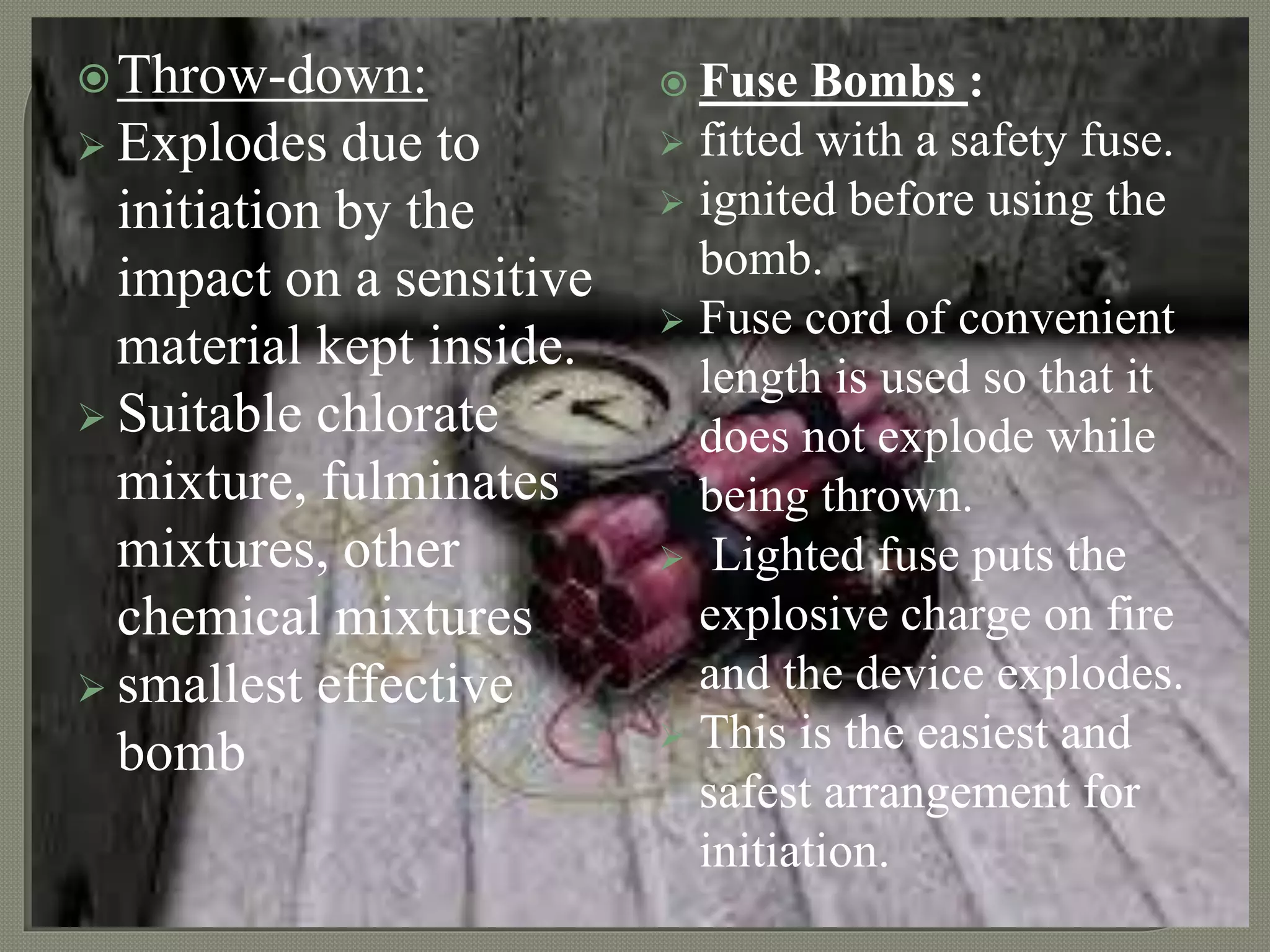 Improvised Explosive Devices(IED) | PPTX