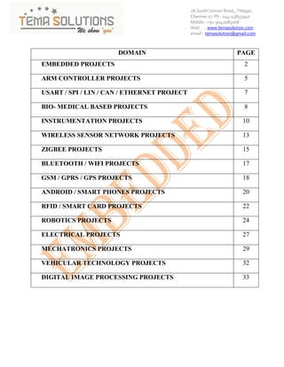Final ieee 2012 embedded list | PDF