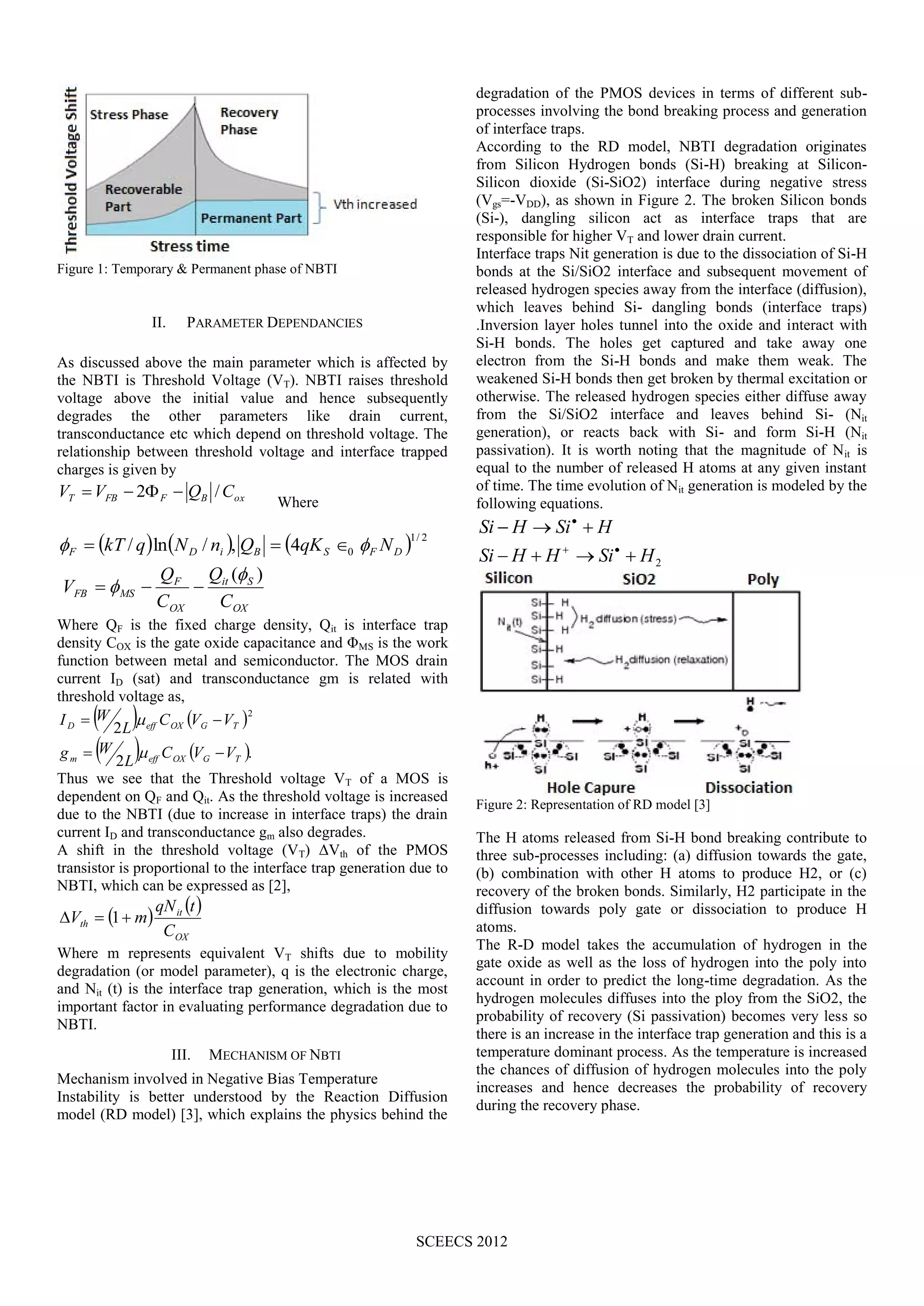 Analysis and Impacts of Negative Bias Temperature Instability | PDF