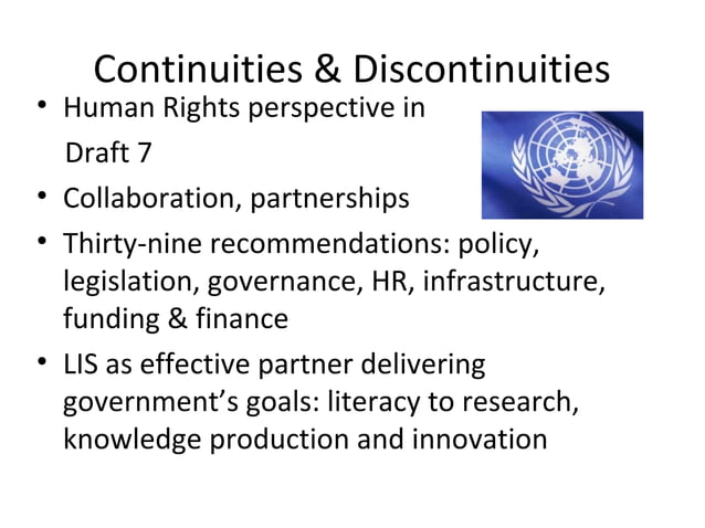 South Africa’s LIS Transformation Charter: Policies, Politics and ...