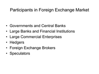 Foreign Exchange Market.ppt