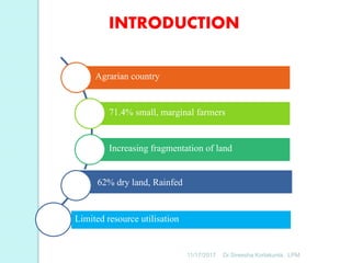 INTEGRATED FARMING FOR SMALL AND MARGINAL FARMERS | PPTX