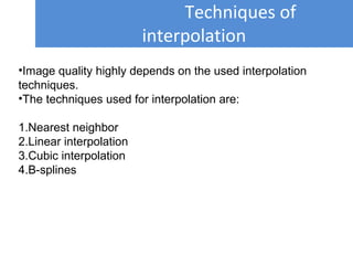 Final image processing | PPT | Photo Editing Software | Computer ...