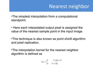 Final image processing | PPT