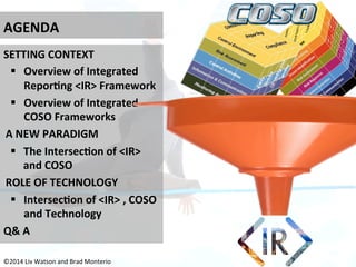 Applying an Effective Control Environment to Integrated Reporting ...