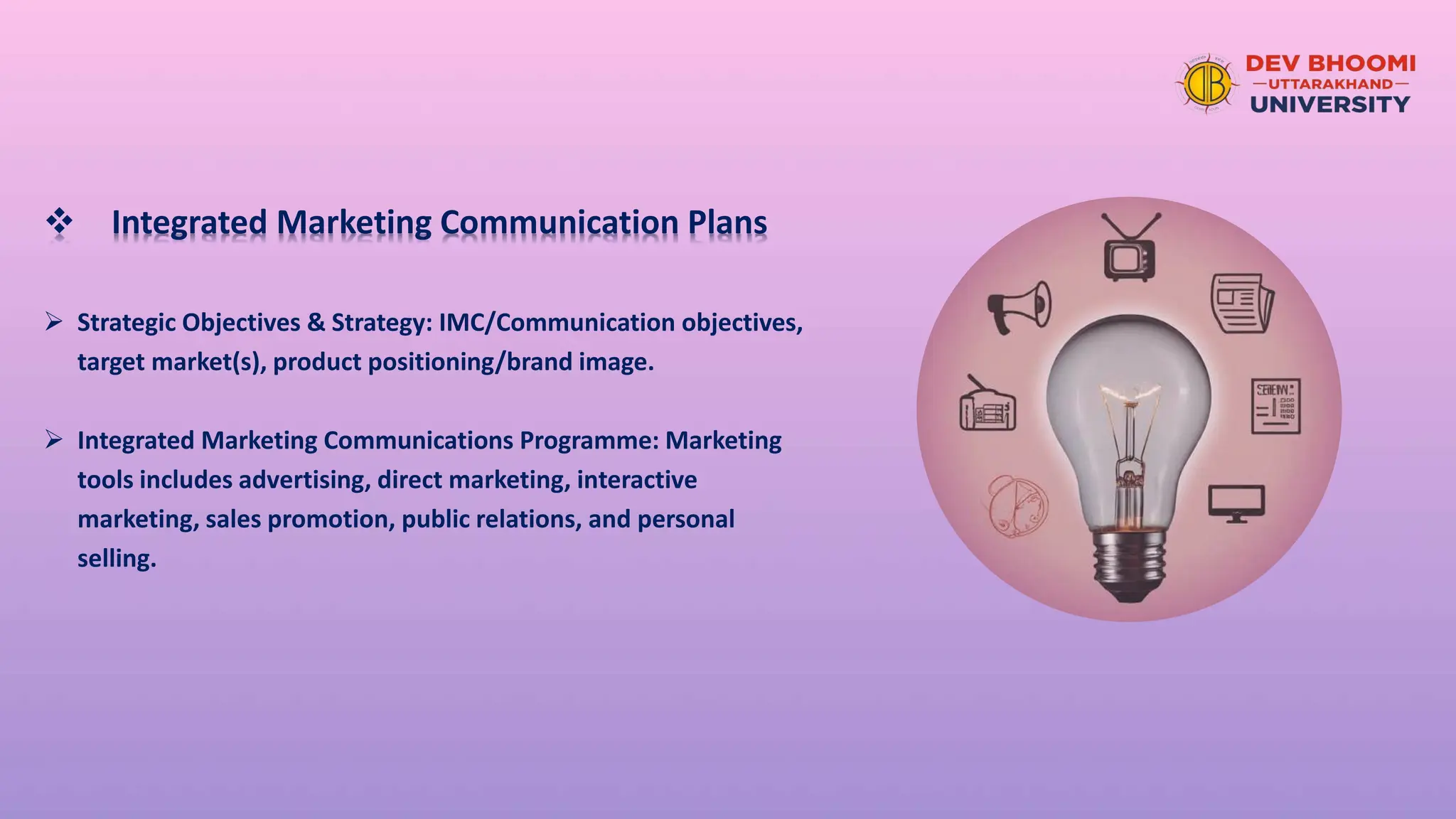 Integrated Marketing Communication Presentation | PPTX