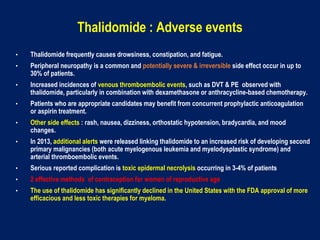 IMiD drugs: multiple myeloma | PPTX