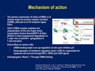 IMiD drugs: multiple myeloma | PPT