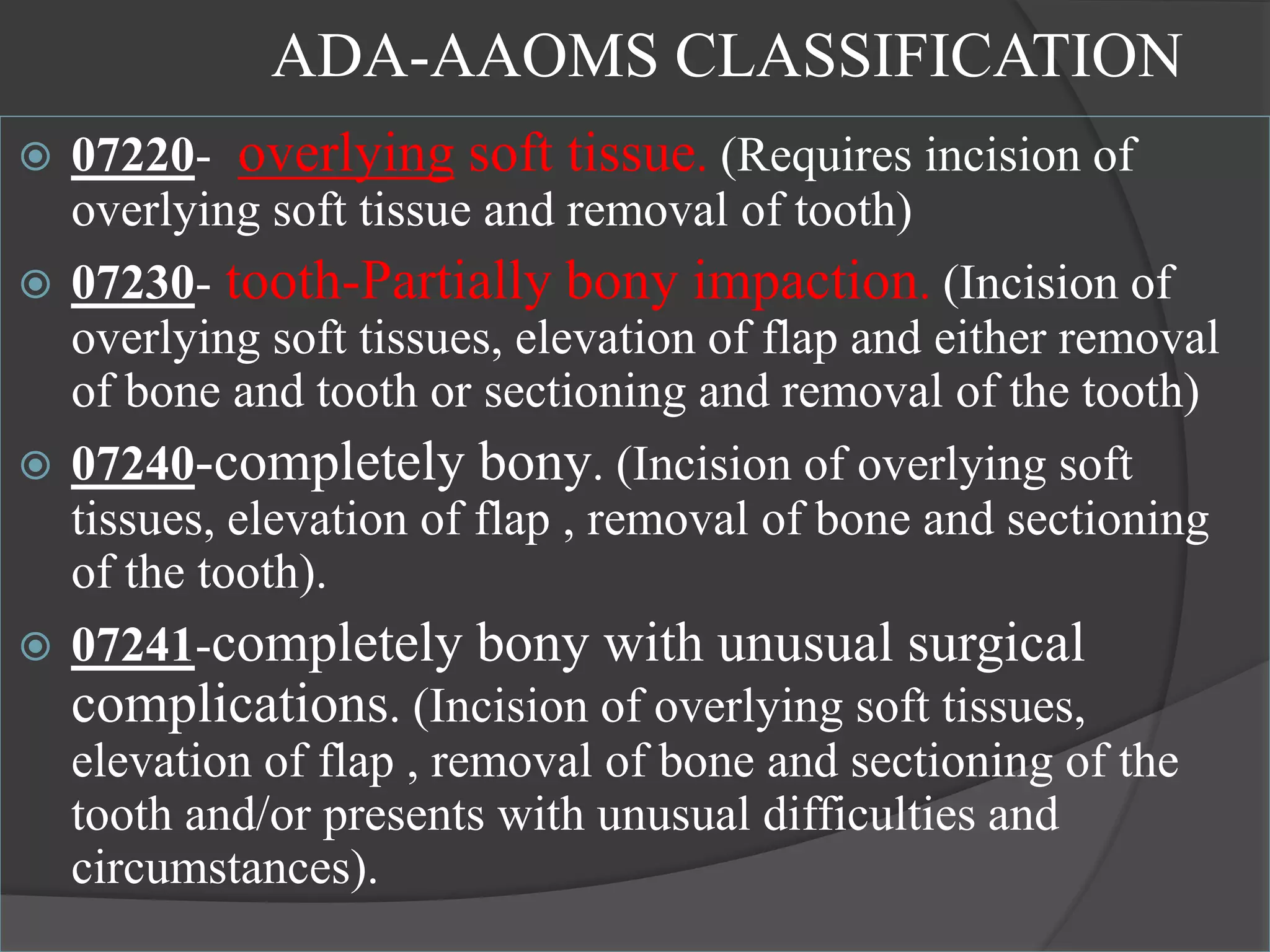 PPT ON impacted third molars | PPTX