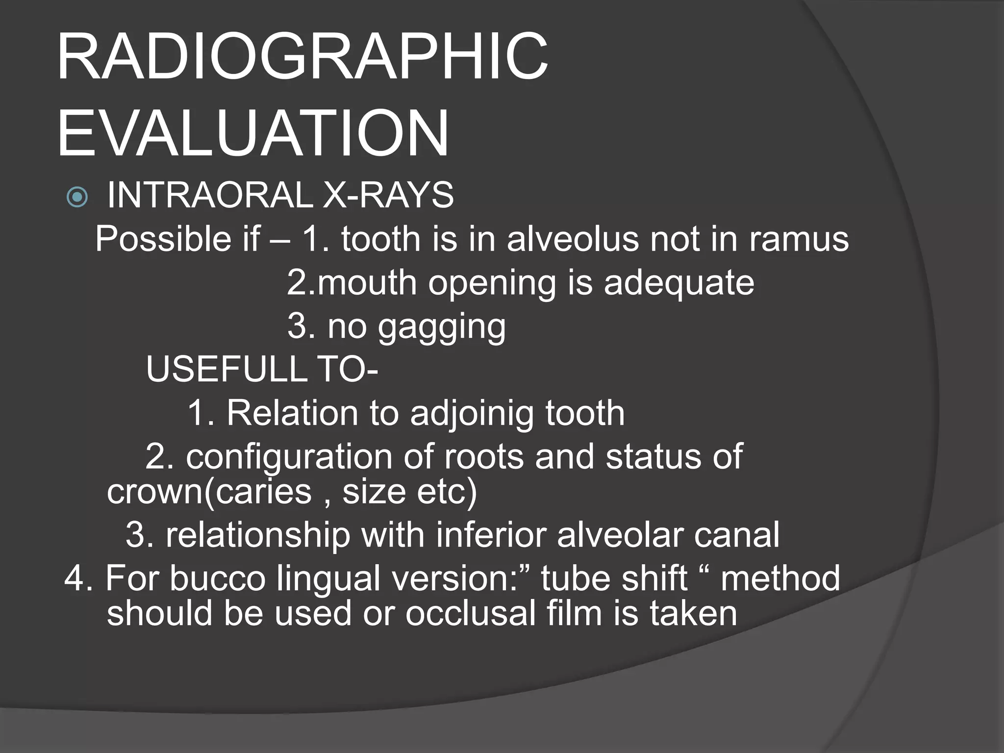 PPT ON impacted third molars | PPTX