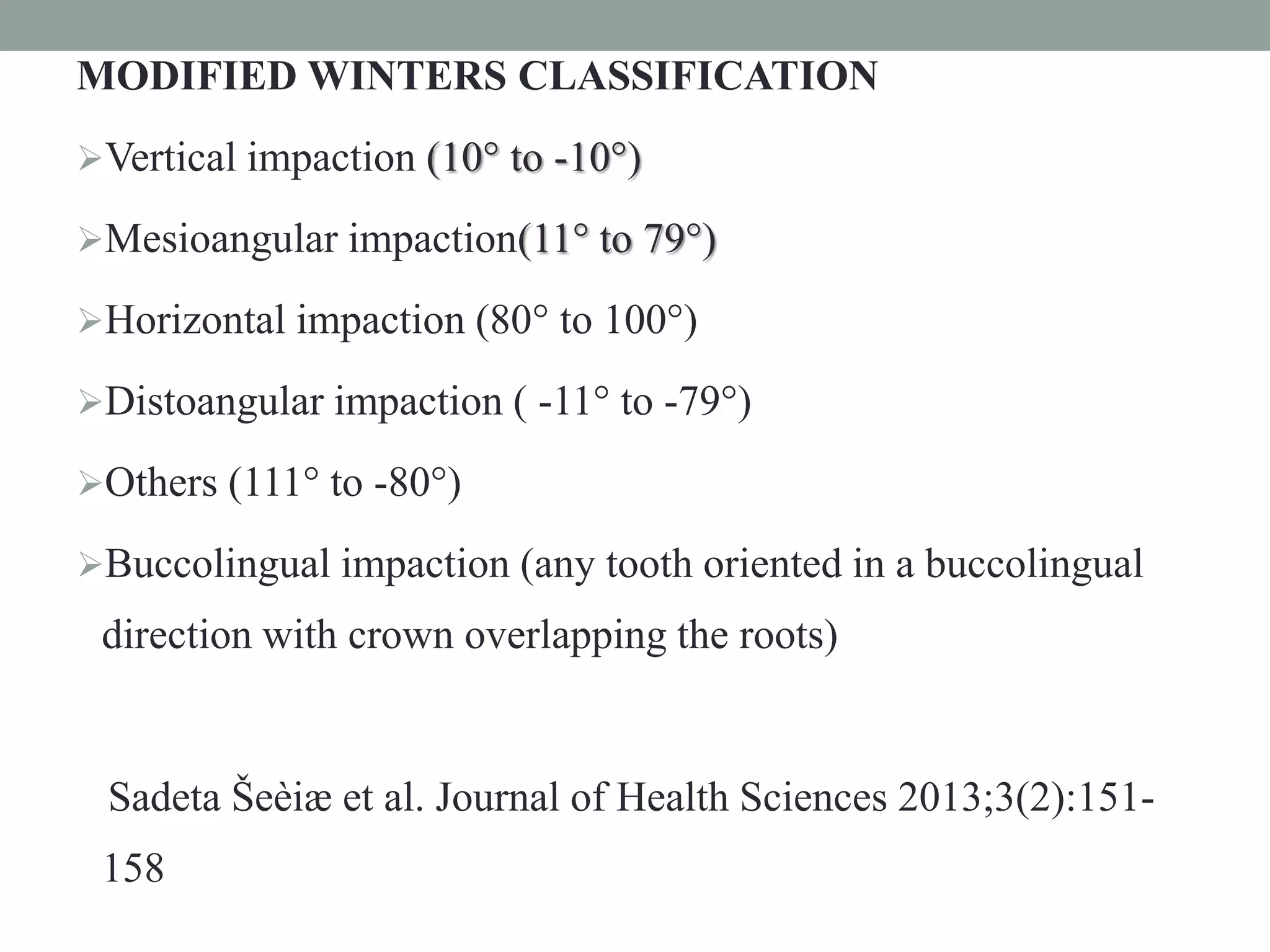 Impacted third molars | PPTX