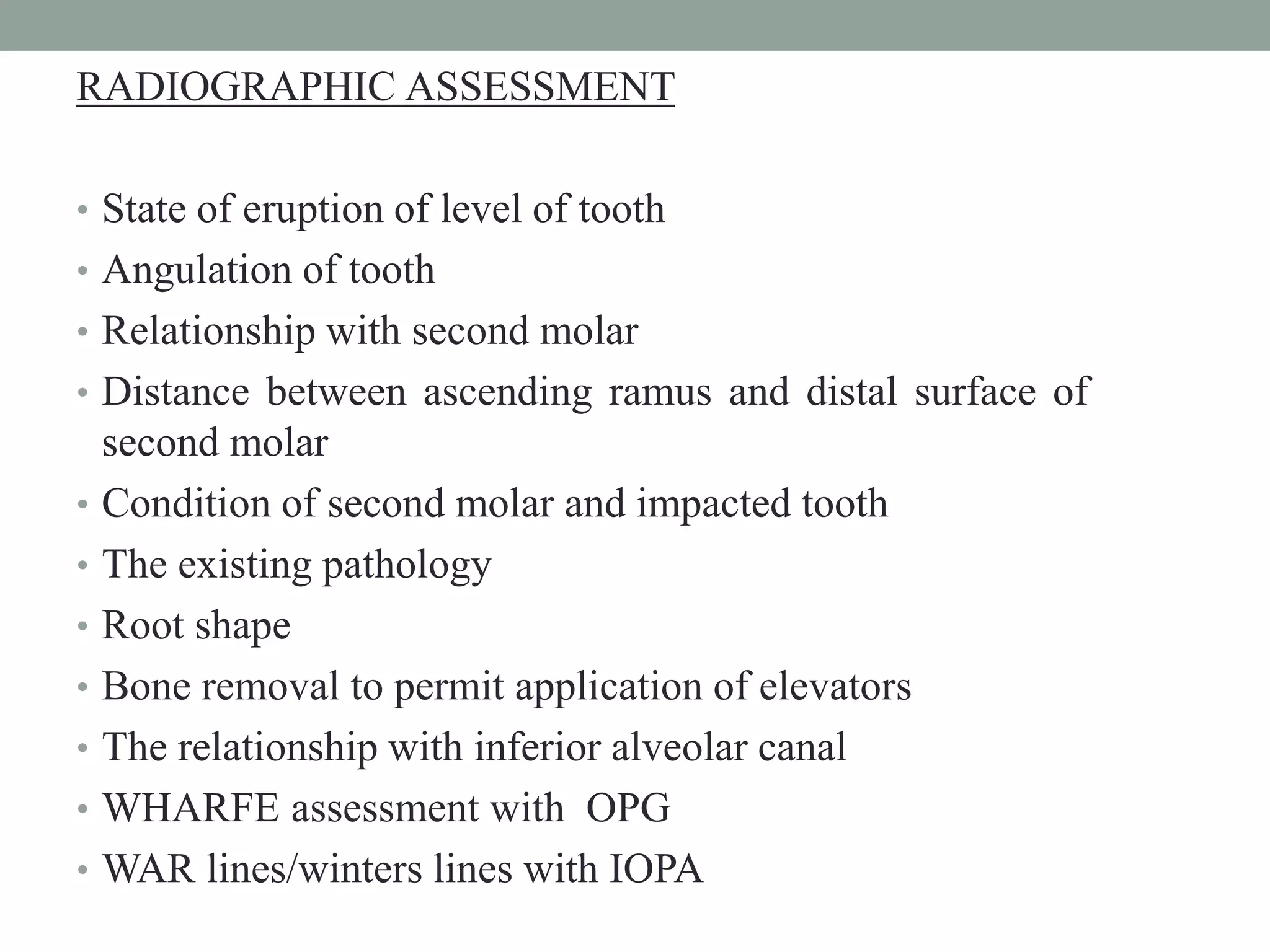 Impacted third molars | PPTX